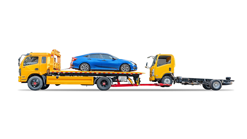 DFA One towing two Platform Type Tow Truck from China manufacturer